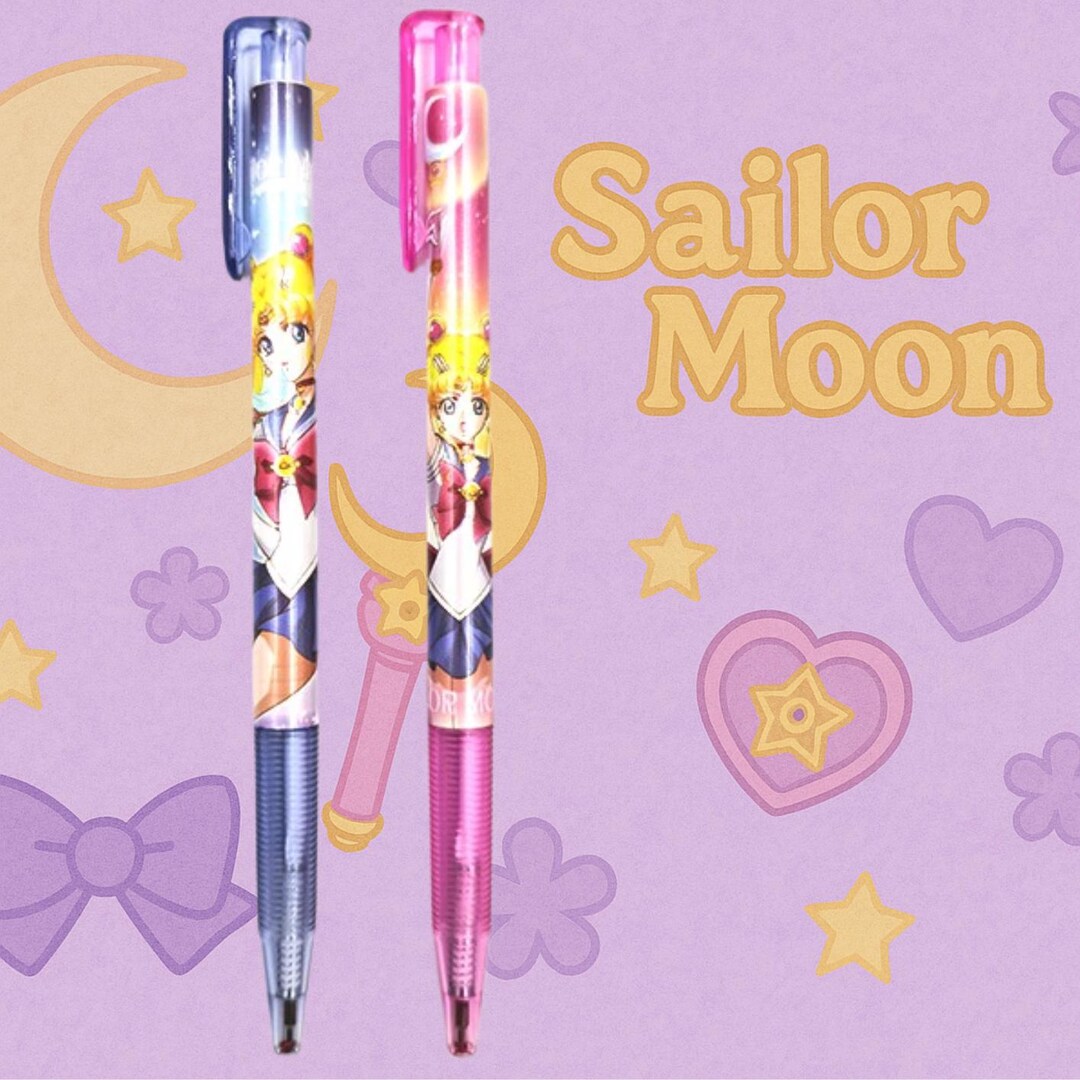 Sailor Moon Crystal Ballpoint Pens Set, Official Blue Ink (0.5mm) - Etsy