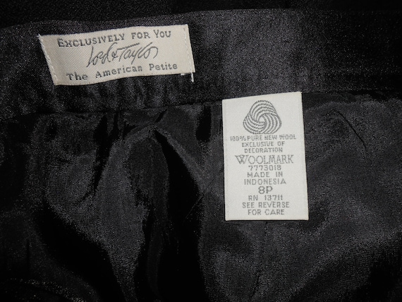 Vintage Lord & Taylor Exclusively for You Pants 8P Bl… - Gem
