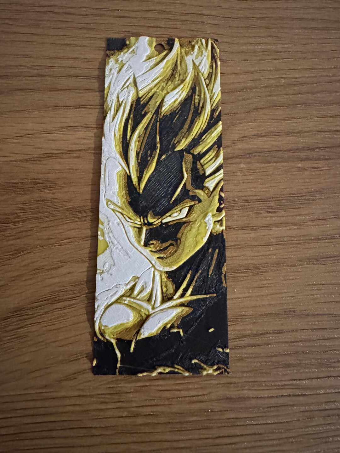 Vegeta Bookmark – Anime Bookmark | 3D Printed Relief | Dragon Ball ...