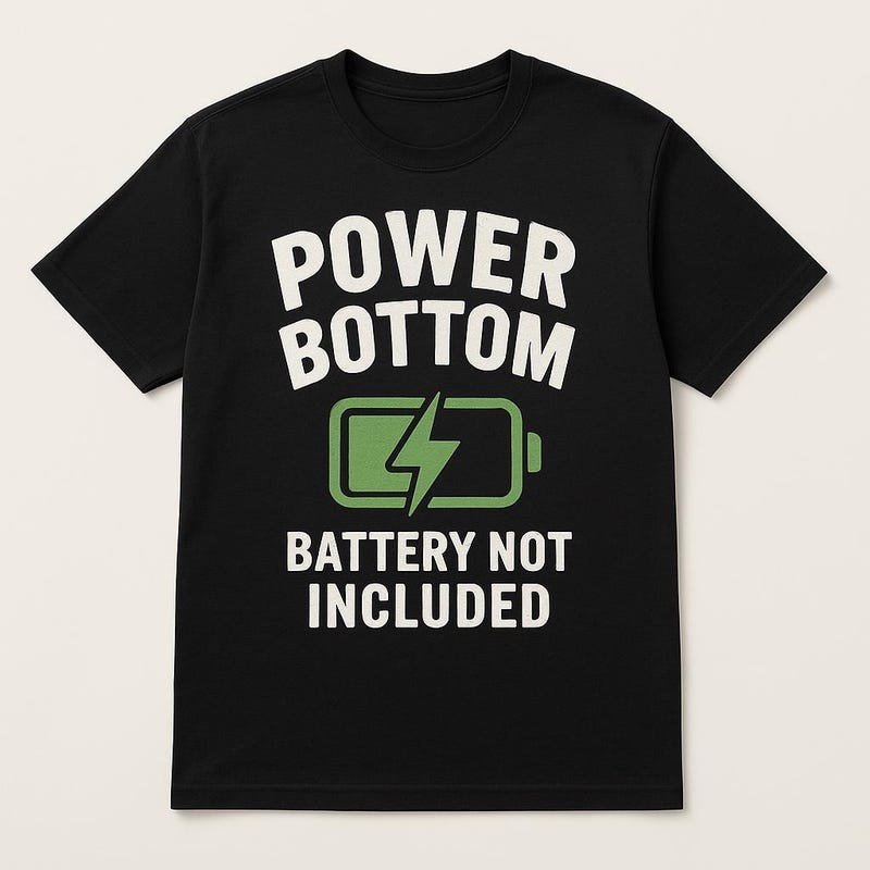 Power Bottom T Shirt - Etsy