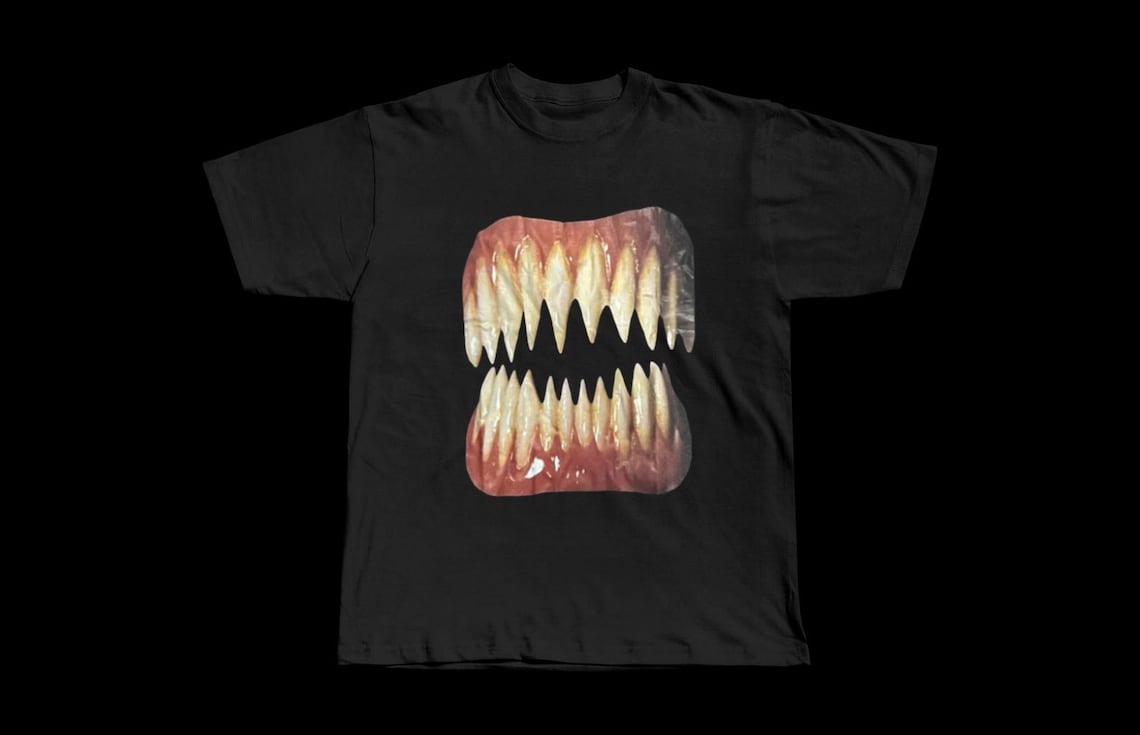 Edward Skeletrix Teeth Graphic T-shirt - Underground Rap Tee Brennan ...
