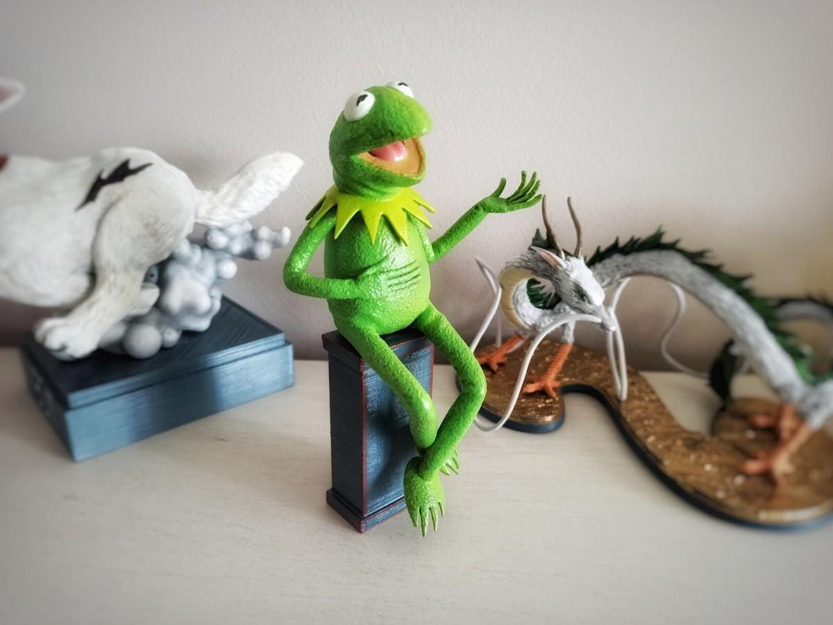 Kermit Figure From the Muppets High Quality 12K Resin Printed, Painted ...