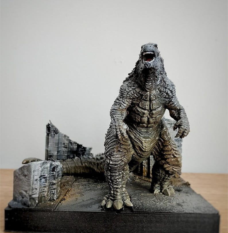 Godzilla Legendary Diorama High Quality 12K Resin Printed Figure ...