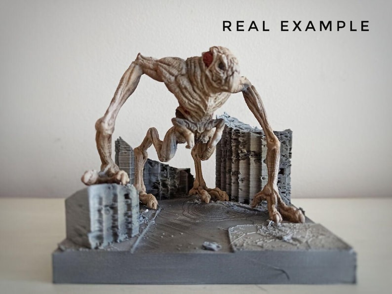 Cloverfield Monster Diorama High Quality 12K Resin Printed, Painted or ...
