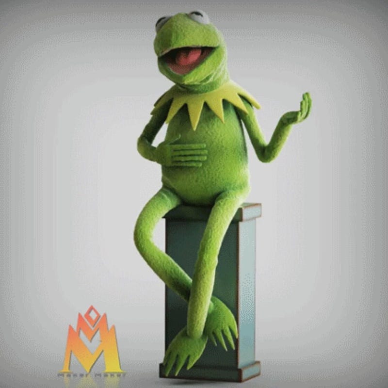 Kermit the Frog Puppet Replica - Etsy