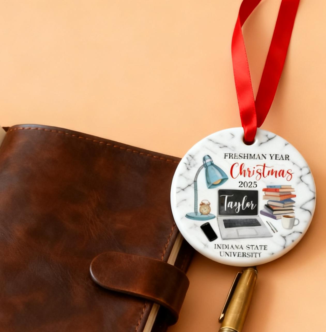 College Student Ornament,college Ornament, First Year at College ...