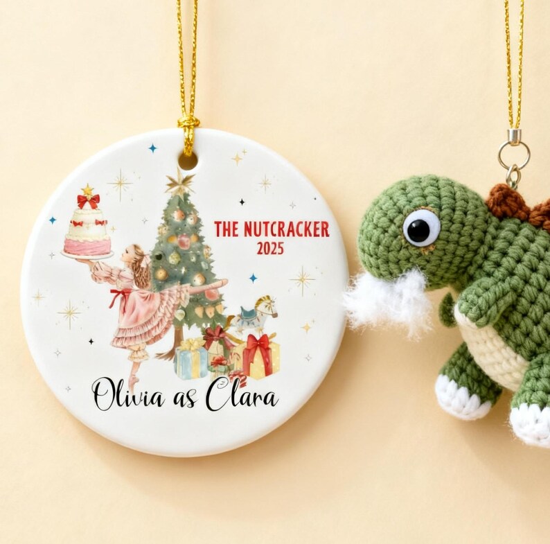 Nutcracker Clara Ornament, the Nutcracker Ballet Dancer Keepsake ...