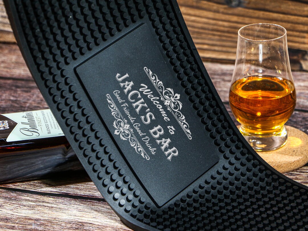 Personalized Bar Mat,custom Bar Runner,home Bar Pub Accessories Art ...