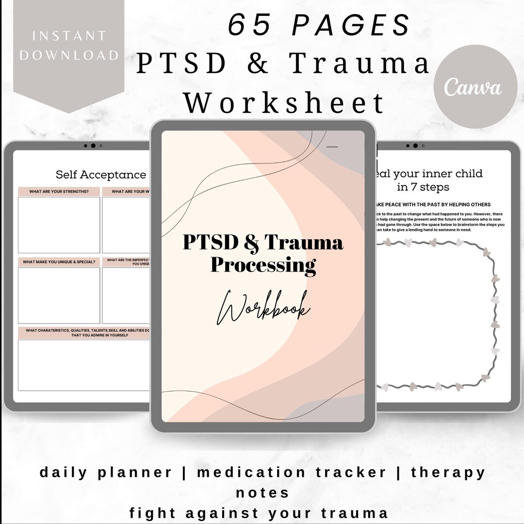 PTSD Trauma Journal: Healing, Resilience & Self-reflection (digital ...