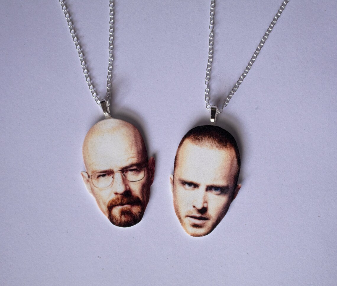 Walter White and Jesse Pinkman Friendship Necklaces - Etsy