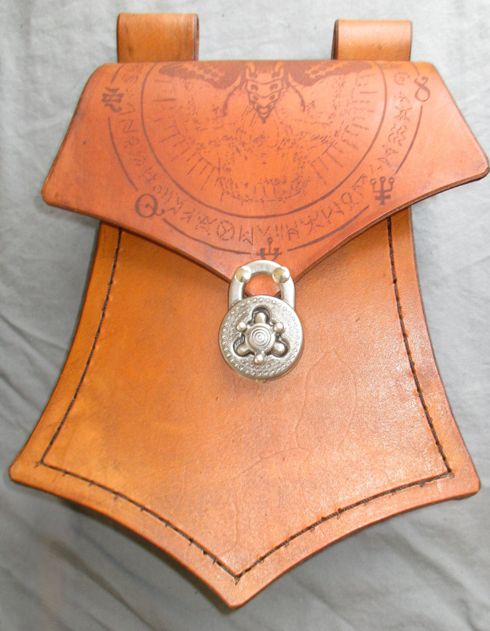 Medieval Leather Belt Pouch moth 2 - Etsy