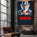 Uncle Sam Printable Poster | American Patriotic Wall Art | Digital ...