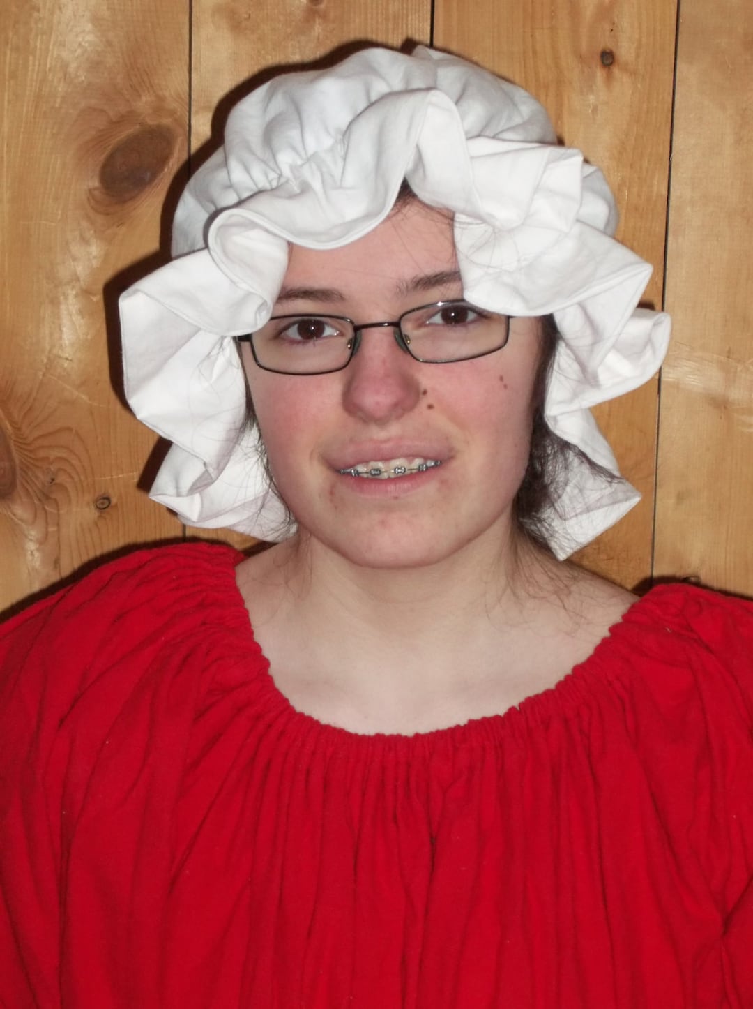 Mop Cap in White Cotton Muslin - Etsy