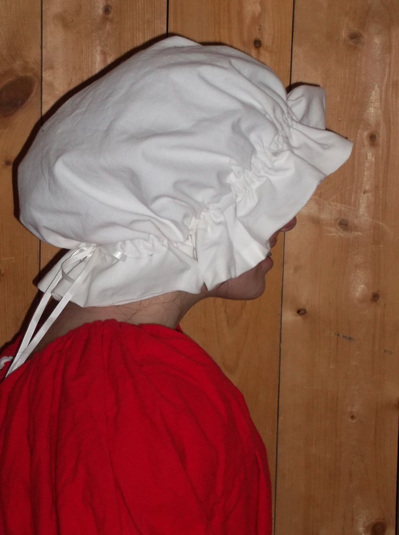Mop Cap in White Cotton Muslin - Etsy