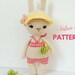 Valerie Crochet Bunny Pattern, Crochet Pattern, Amigurumi Pattern ...