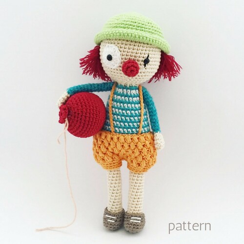Sebastian Crochet Doll Pattern Amigurumi Doll Pattern - Etsy
