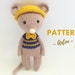 Anton Crochet Mouse Pattern Crochet Mouse Crochet Doll - Etsy
