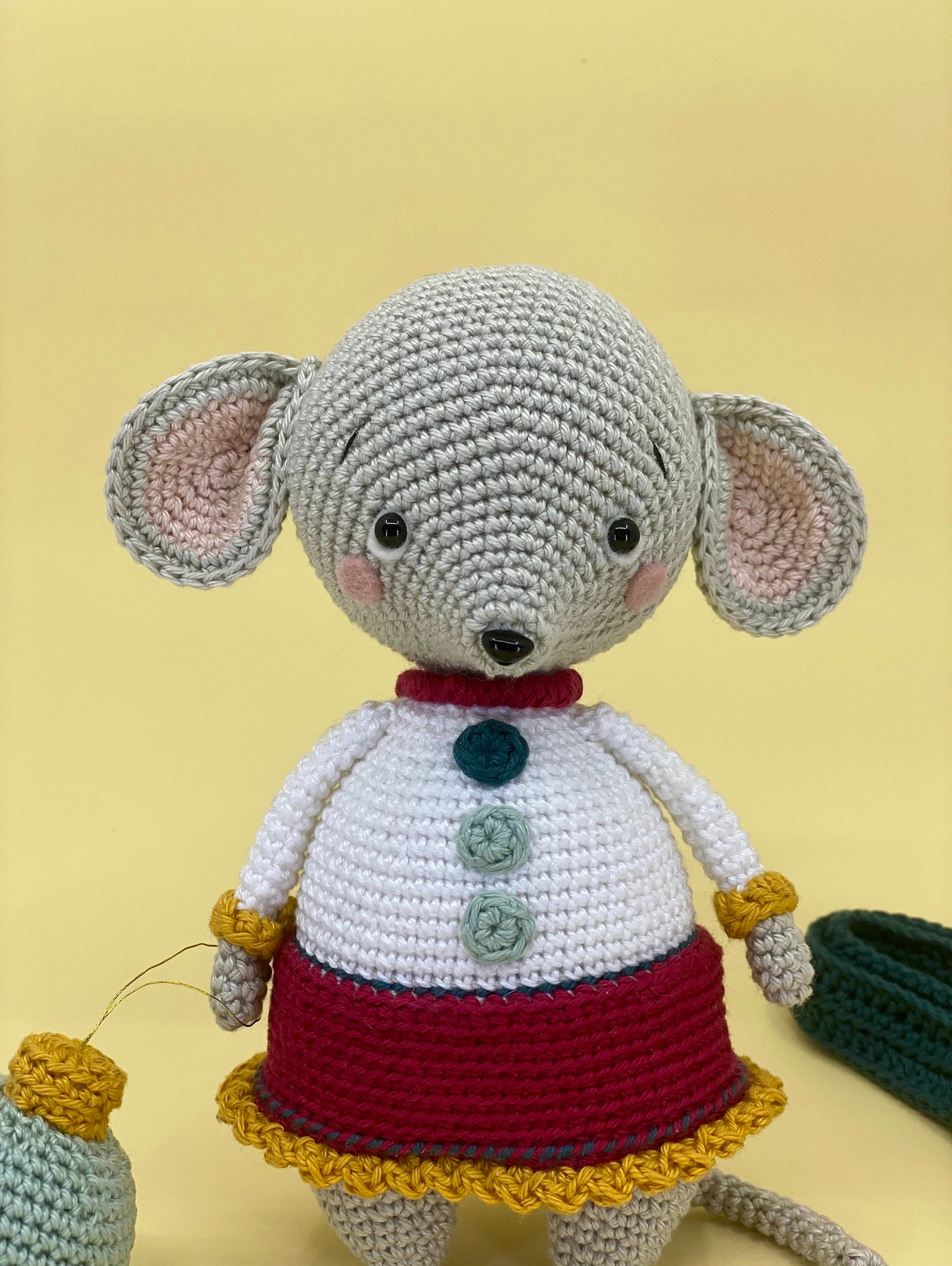 Crochet Mouse Pattern Amigurumi Mouse Pattern Crochet Doll | Etsy