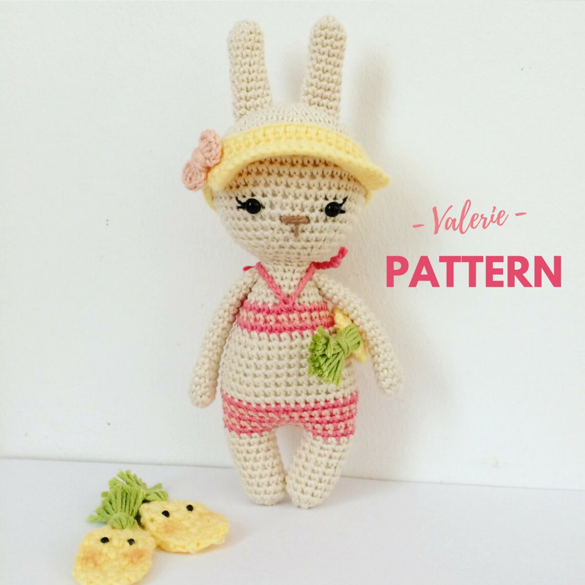 Valerie Crochet Bunny Pattern Crochet Pattern Amigurumi - Etsy