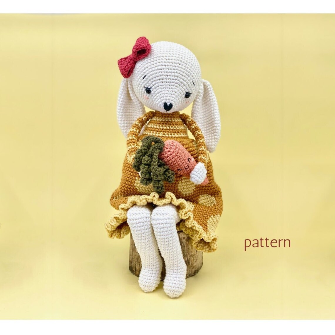 Crochet Bunny Pattern Amigurumi Bunny Pattern Crochet Doll - Etsy