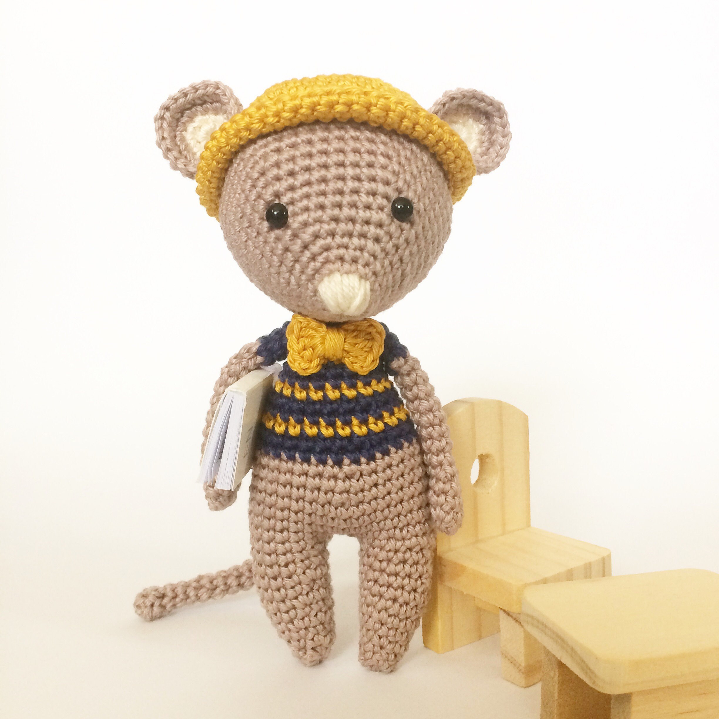 Anton Crochet Mouse Pattern Crochet Mouse Crochet Doll | Etsy