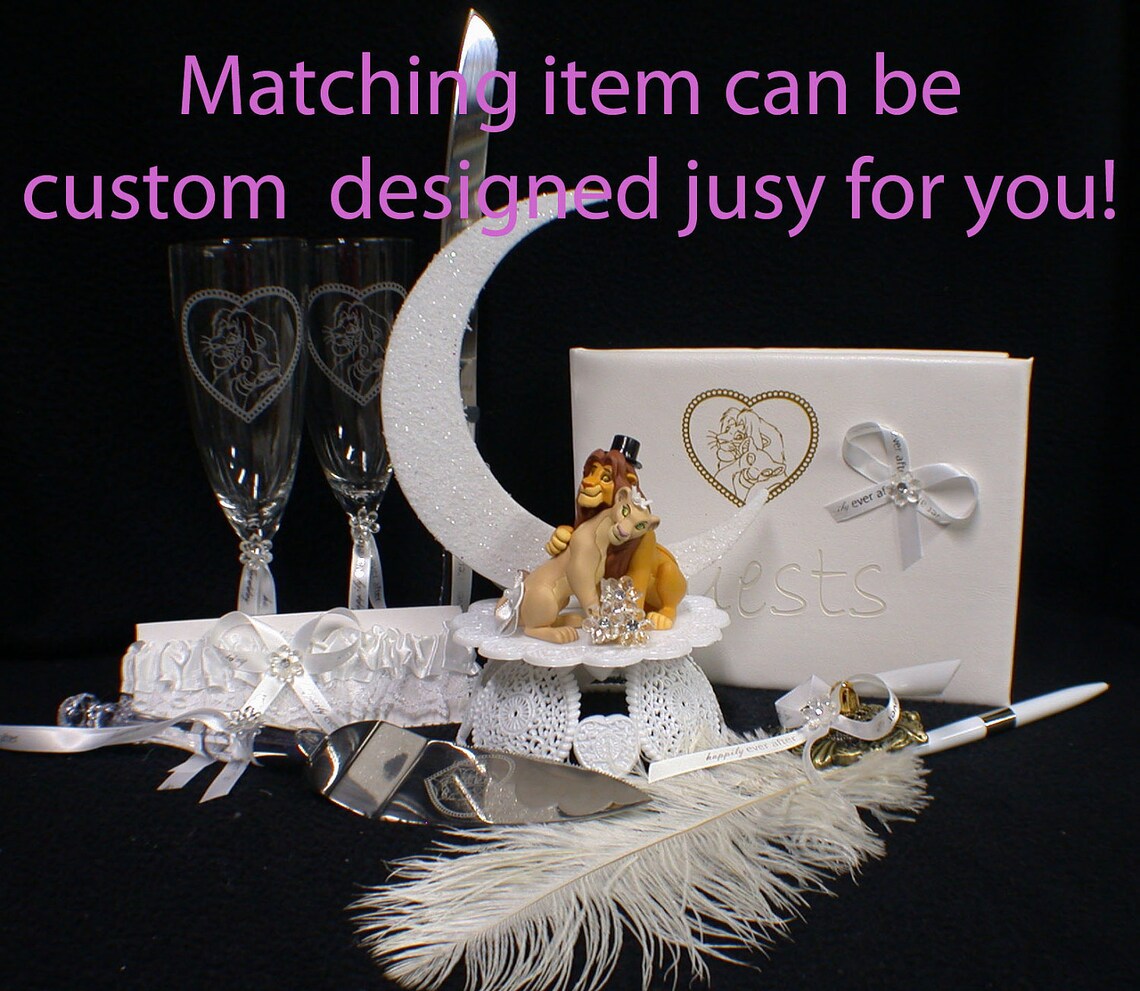 Tiger Wedding Bride and Groom Cake Topper TOP Tiger Africa Animal Tiger ...