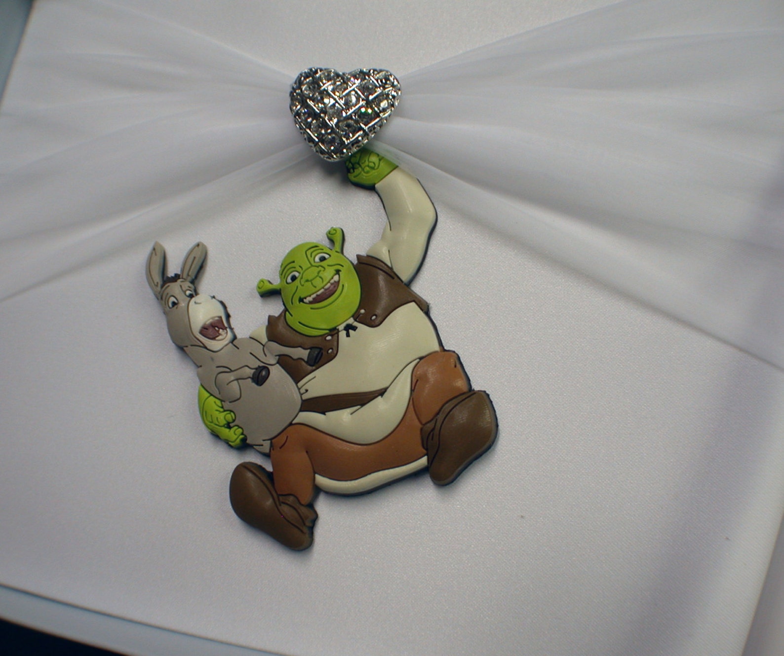 SHREK 2 Donkey Dream works Wedding Guest Book white Pen Funny | Etsy
