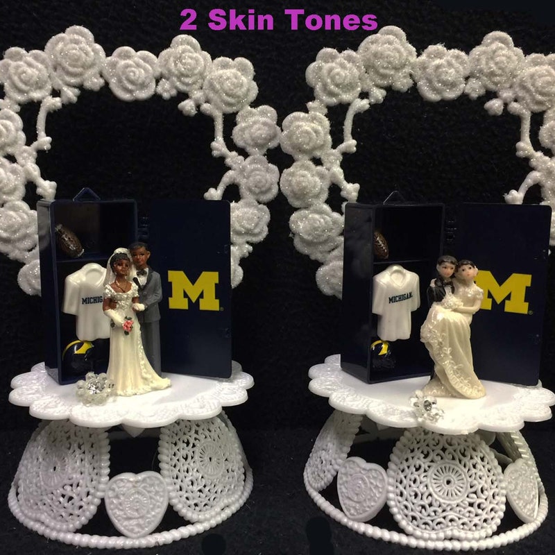 M Wedding Cake Topper - Etsy