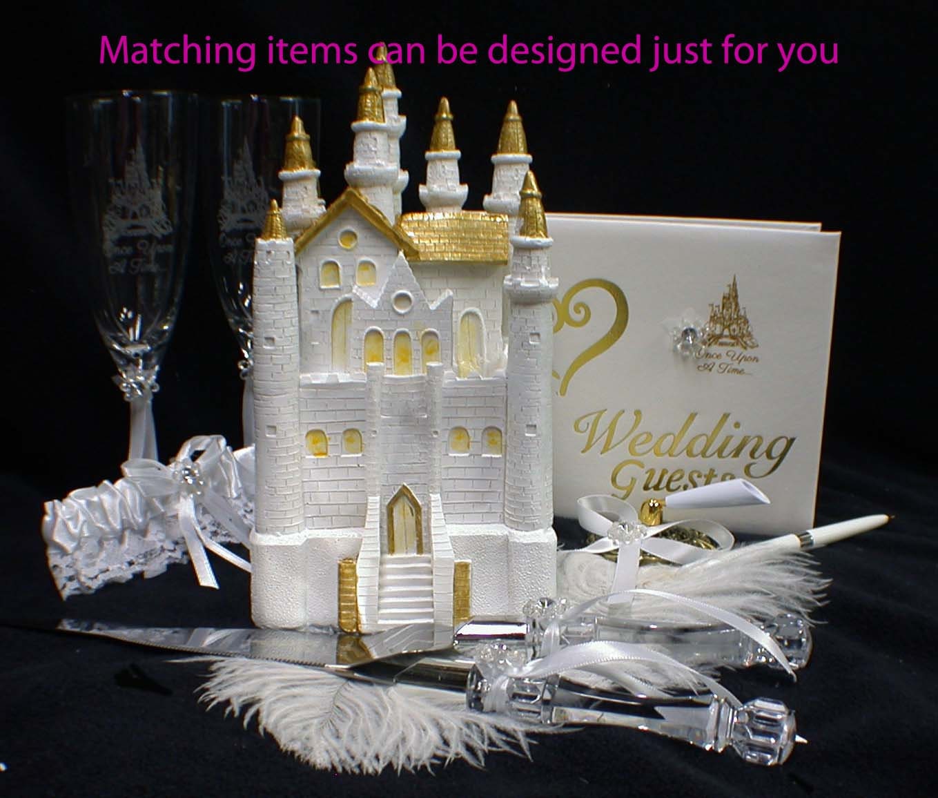 Princess Theme Fairytale Queen Wedding Cake Topper Emeral City | Etsy