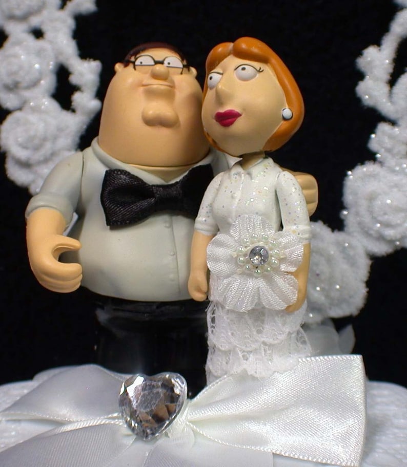 This Guy Loves His FAMILY Peter & Lois Wedding Cake Topper WHITE - Etsy