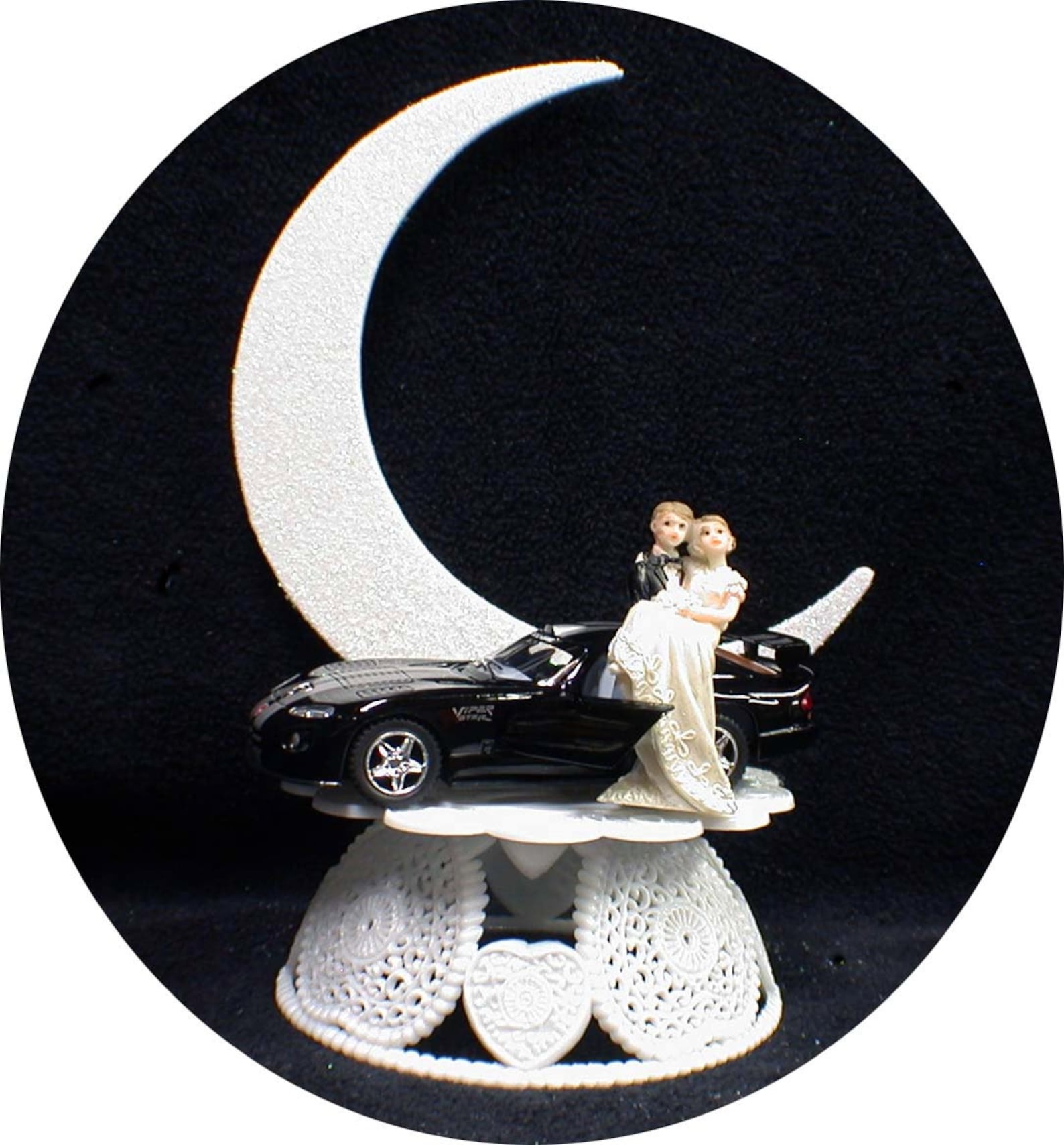 Dodge Viper Mechanic Auto Wedding Groom CAKE Top Topper Racing Mussel ...