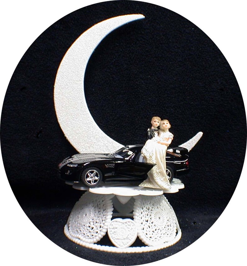 Dodge Viper Mechanic Auto Wedding Groom CAKE Top Topper Racing Mussel ...
