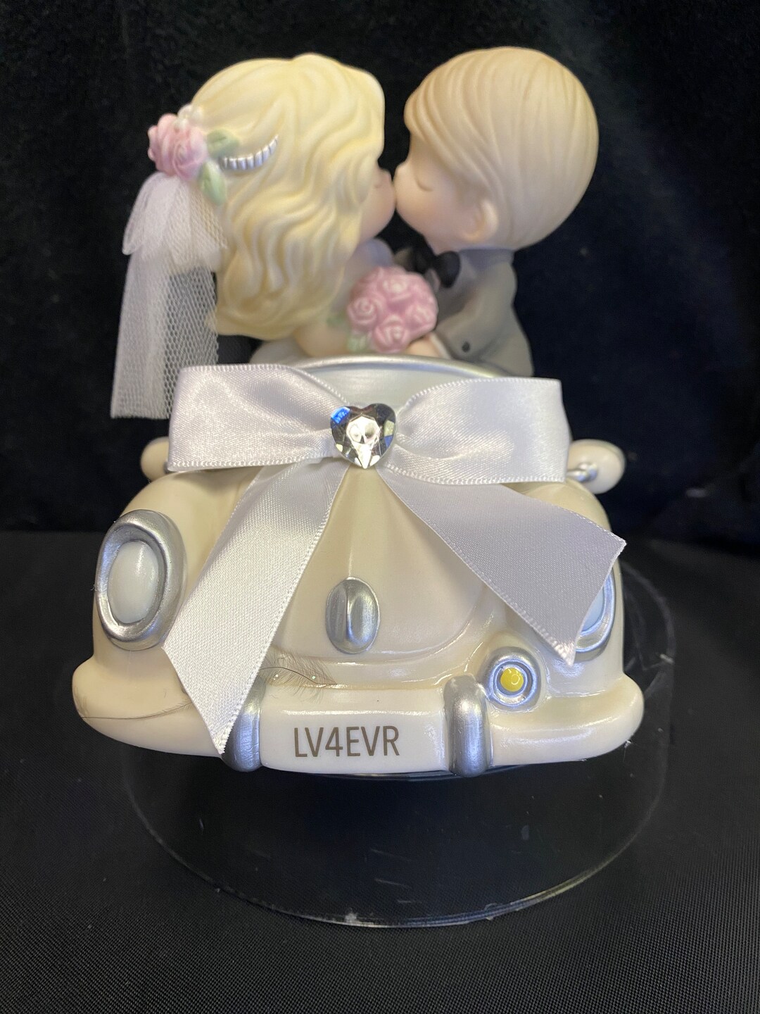Road to Happiness Hot Rod Car PRECIOUS MOMENT Wedding Cake Topper Top ...