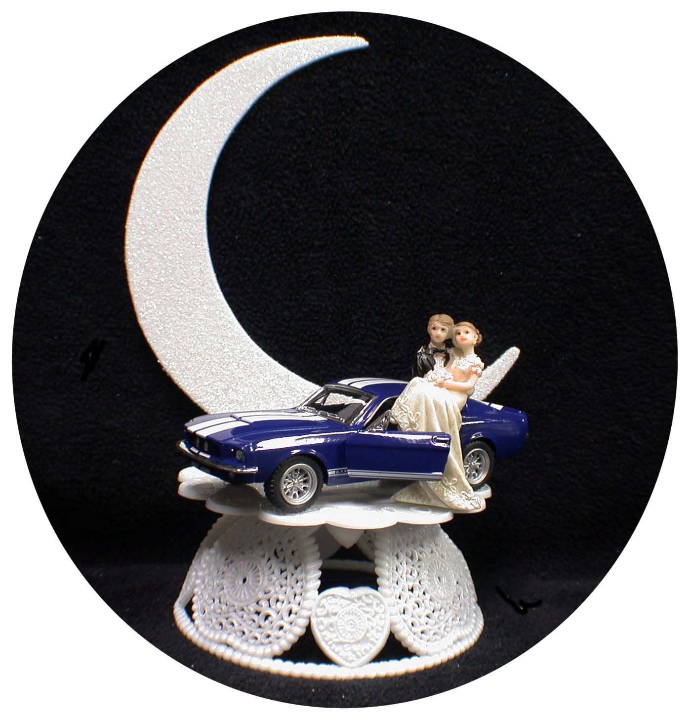 Ford Shelby Mustang Mechanic Auto Wedding Groom CAKE Top Topper Racing ...