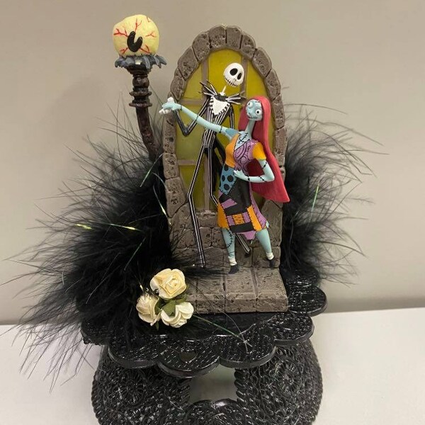 Jack and Sally Weddings Cake Topper - Etsy