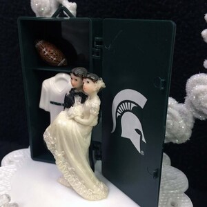 Michigan State University MSU Spartans NCAA Football Wedding Cake ...