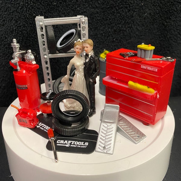 Auto Mechanic Cake Topper - Etsy