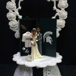 Michigan State University MSU Spartans NCAA Football Wedding Cake ...