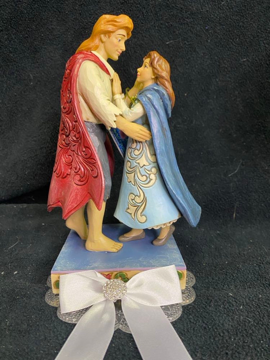 Belle & Prince Wedding Cake Topper Figure Figurine Groom Beauty and the ...