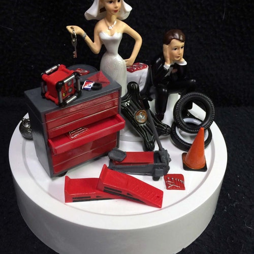 Hot Rod Wedding Cake Topper Hot Rod Cake Topper Hot Rod Couple | Etsy