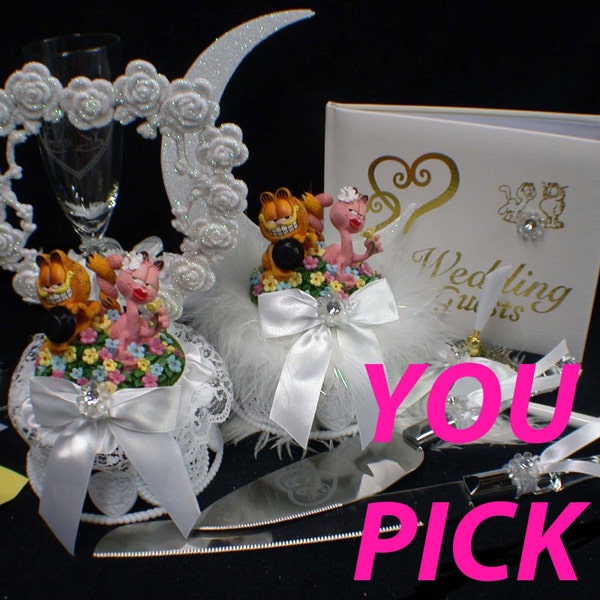 Garfield Wedding Cake Topper - Etsy