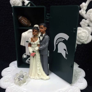 Michigan State University MSU Spartans NCAA Football Wedding Cake ...