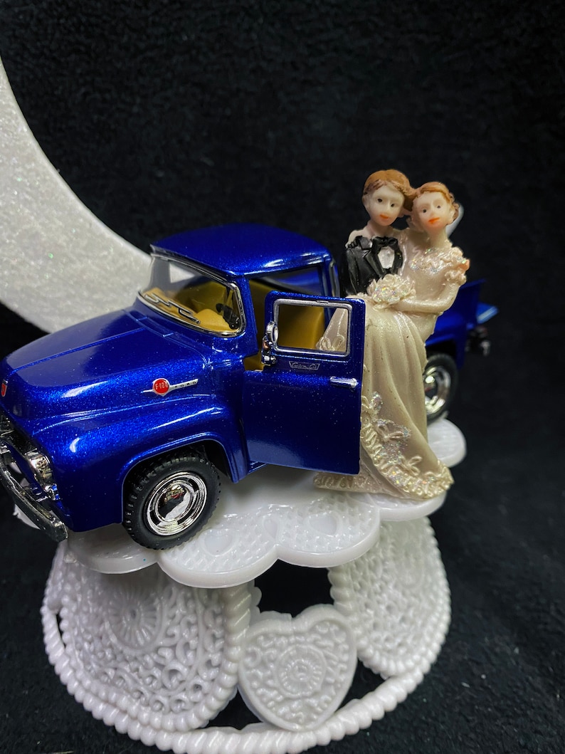 Classic 1956 Ford F100 Pickup Mechanic Auto Wedding Groom CAKE Top ...