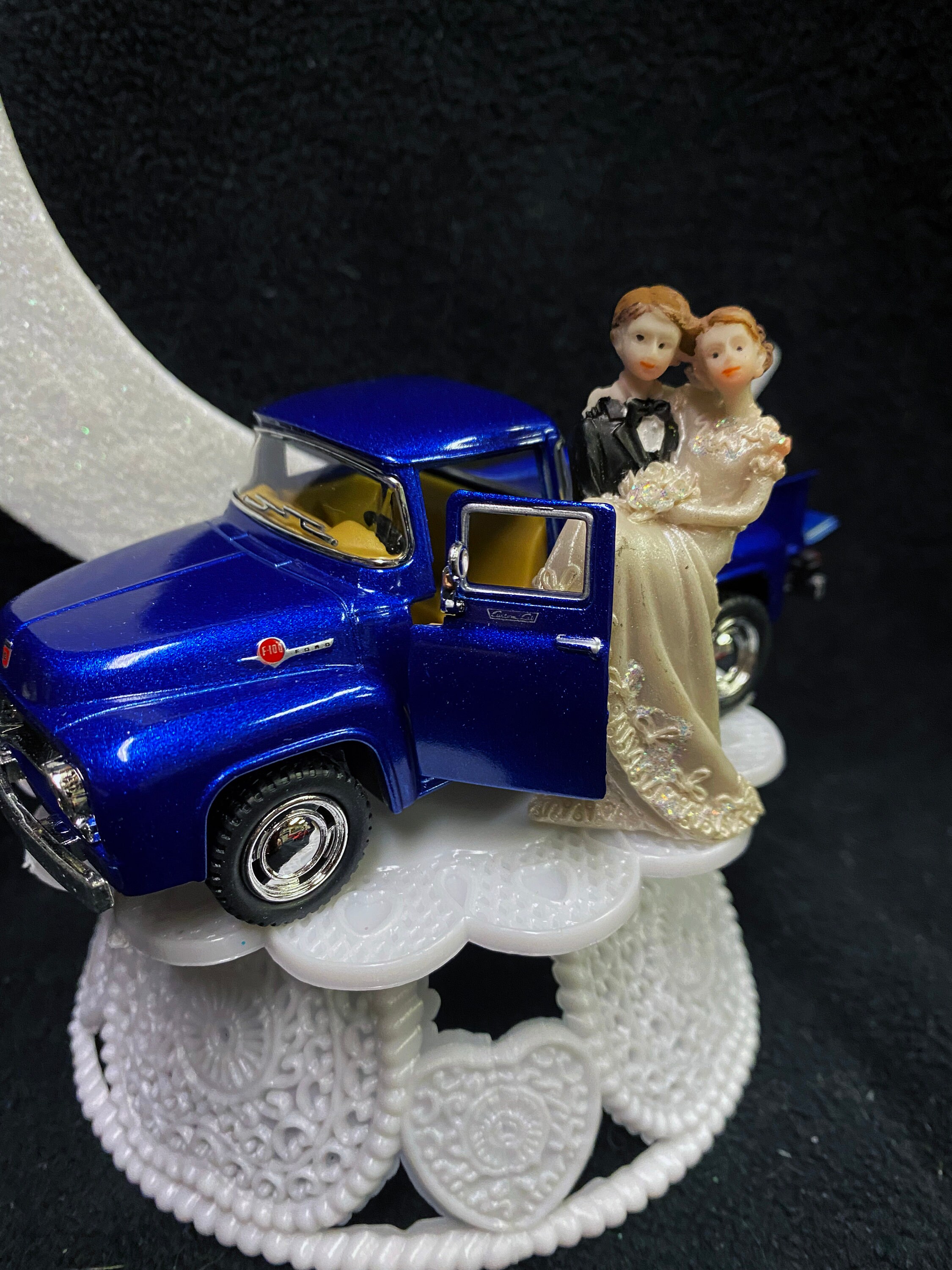 Classic 1956 Ford F100 Pickup Mechanic Auto Wedding Groom CAKE Top ...