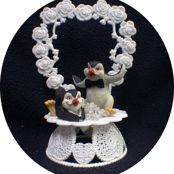 Penguin Cake Topper - Etsy