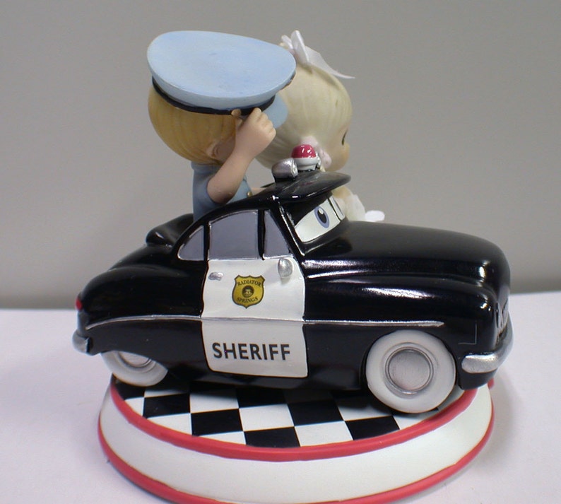 Police Cop Car Policeman PRECIOUS MOMENTS Wedding Cake Topper - Etsy