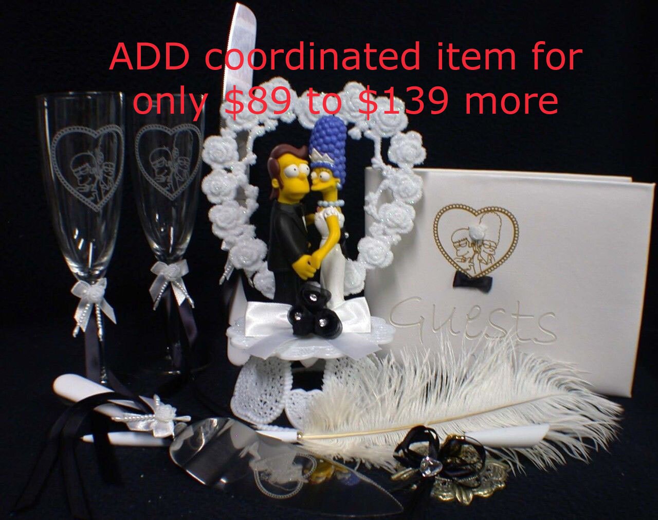 Young Homer & Marge Simpsons Wedding Cake Topper 139.00 OR Add - Etsy