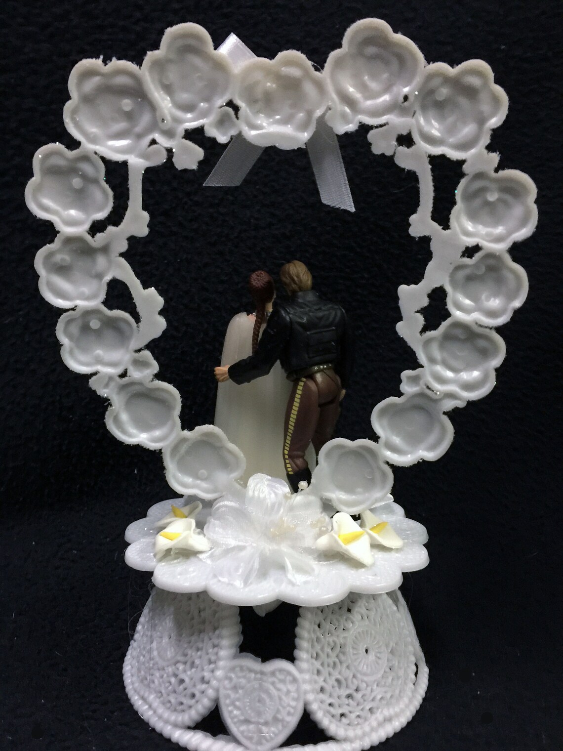 STAR WAR Han Solo Princess Liea Wedding Cake Topper Out of - Etsy