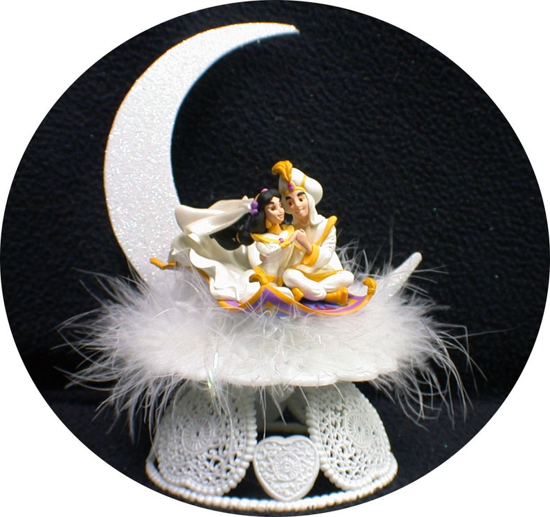 Flying Carpet RIDE Aladdin & Jasmin Romantic Wedding Cake - Etsy