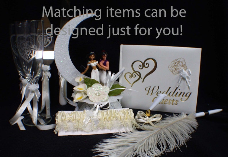 Flying Carpet RIDE Aladdin & Jasmin Romantic Wedding Cake - Etsy